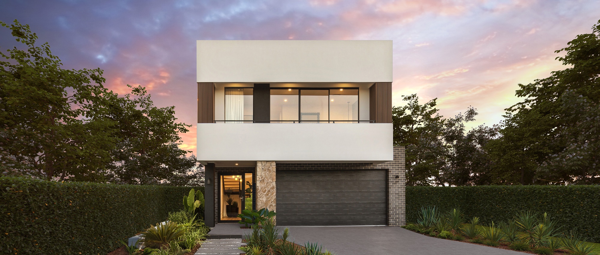 Narrow Block House Designs | Clarendon Homes