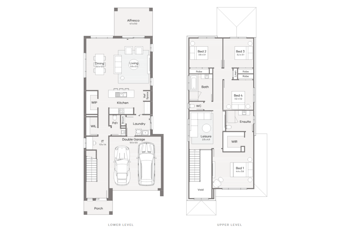 Narrow Block House Designs | Clarendon Homes