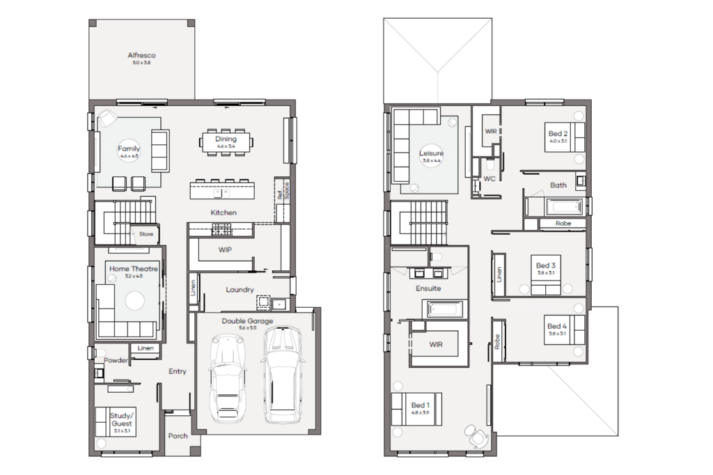 Double Storey House Designs | 2 Storey Home Designs | Clarendon Homes
