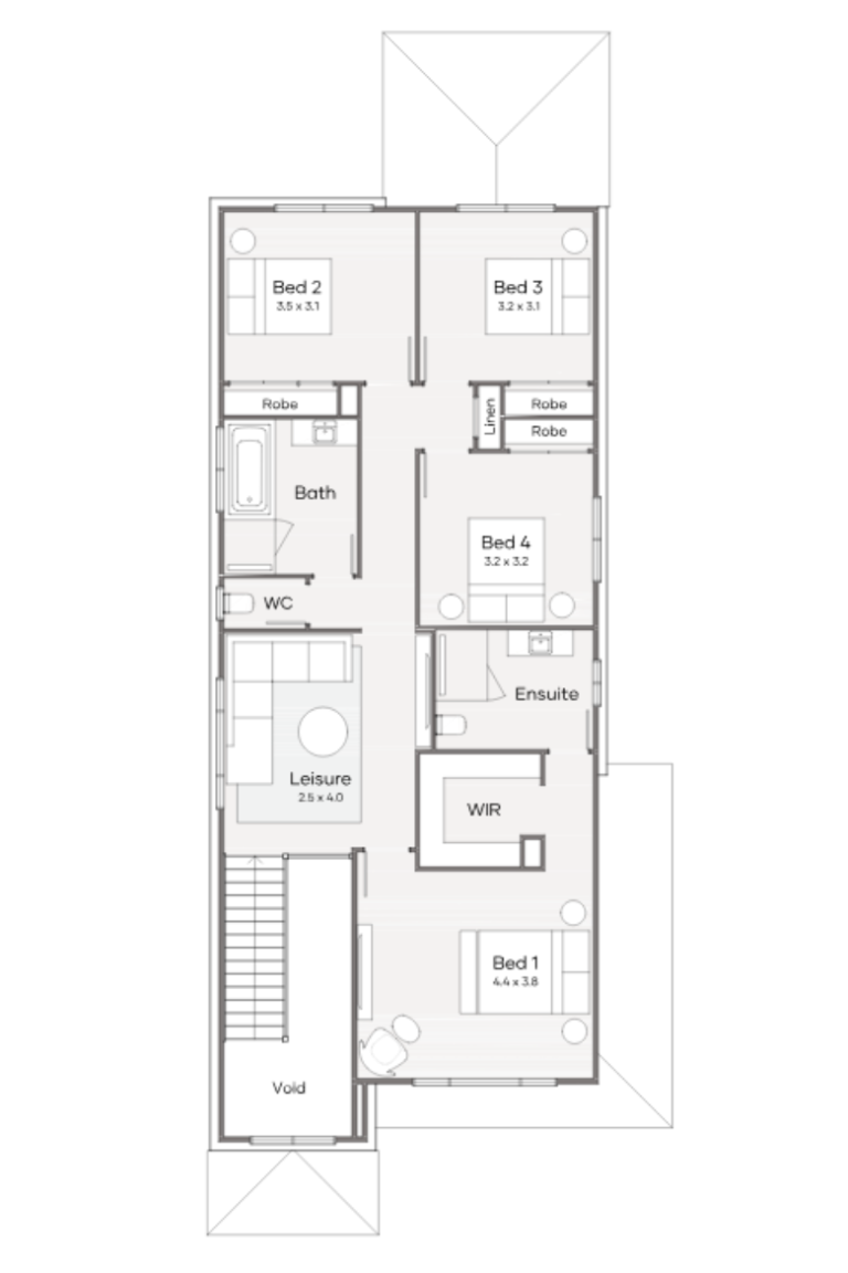 Narrow Block House Designs | Clarendon Homes