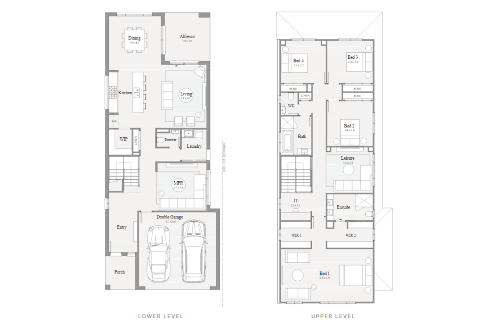 Narrow Block House Designs | Clarendon Homes