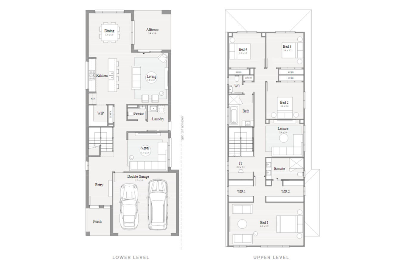 Narrow Block House Designs | Clarendon Homes