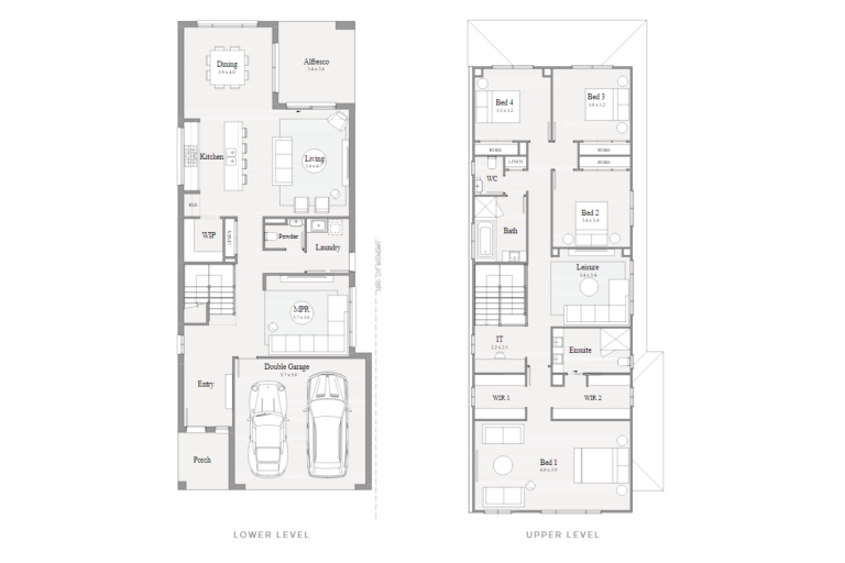 Narrow Block House Designs | Clarendon Homes