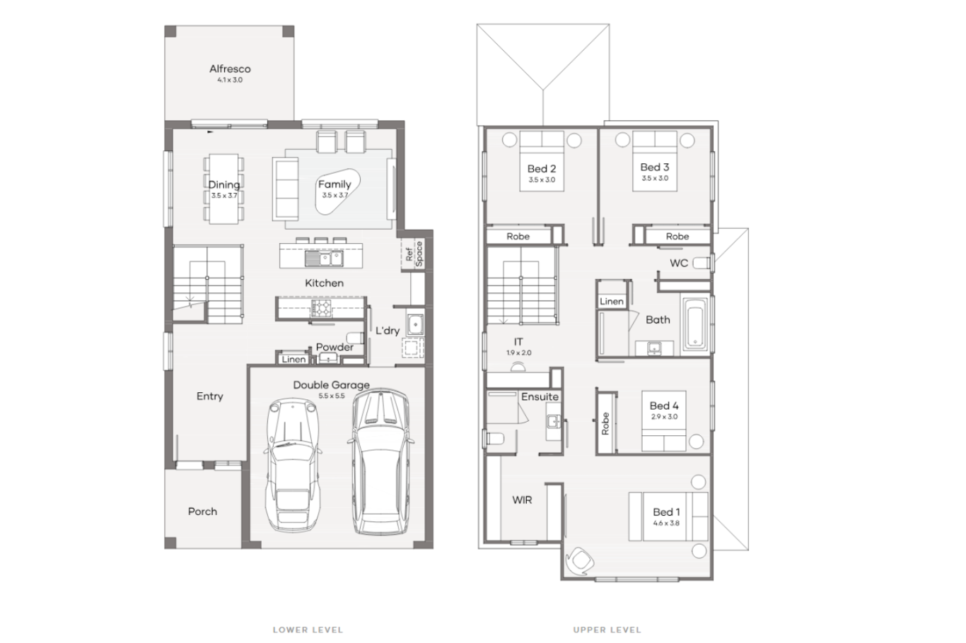 Narrow Block House Designs | Clarendon Homes